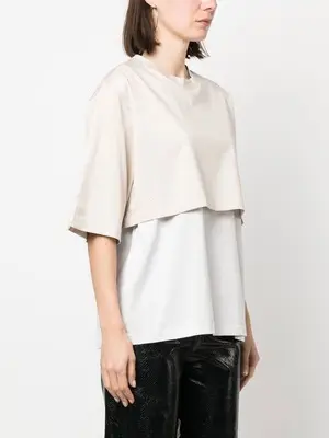 Sofie D'hoore Crew Neck Layered T-shirt