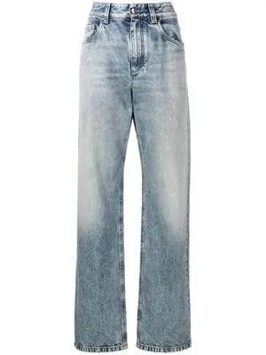 Brunello Cucinelli Mid-rise Straight-leg Jeans