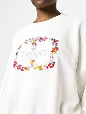 TWINSET Logo-embroidered Sweatshirt