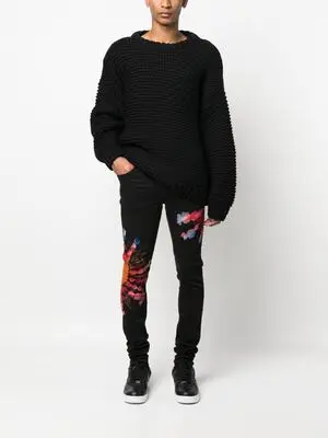 Amiri Tie-dye Print Jeans