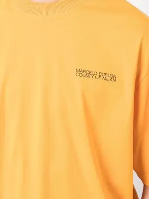 COUNTY OF MILAN Tempera Cross T-shirt