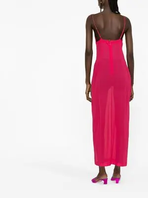 NENSI DOJAKA Semi-sheer Maxi Dress