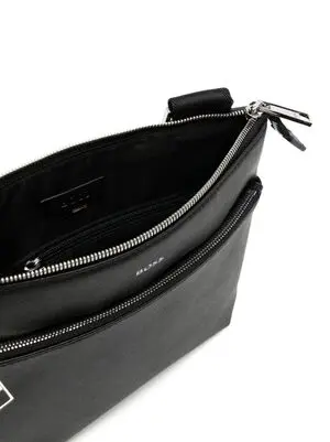BOSS Zair Leather Crossbody Bag