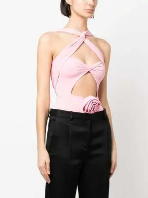 Magda Butrym Twisted Cut-out Bodysuit