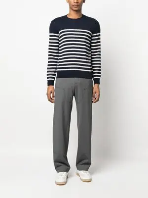 A.p.c. Striped Knitted Jumper