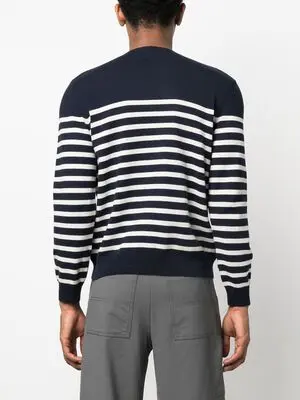 A.p.c. Striped Knitted Jumper