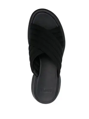 Camper Spiro Cross-strap Sandals - Black