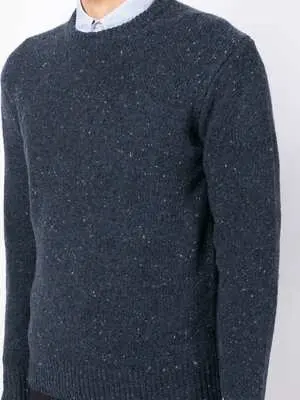 ALEX MILL Textured-finish Merino-blend Jumper