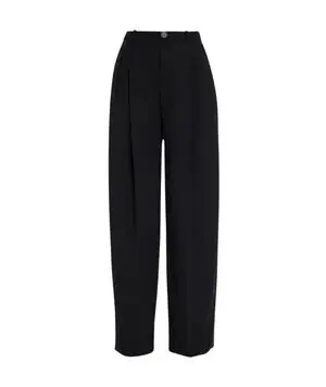 Vince Drop-waist Pleated Trousers