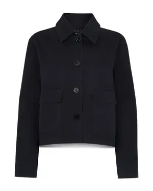 Whistles Utility Jacket - Washed Black