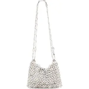 Rabanne Nano 1969 Icon Shoulder Bag - Silver