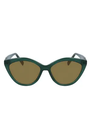 Longchamp Longchamp 56mm Cat Eye Sunglasses Green