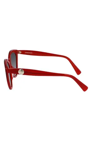 Longchamp 56mm Cat Eye Sunglasses - Red