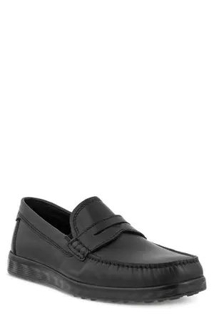 Ecco S Lite Penny Loafer - Black