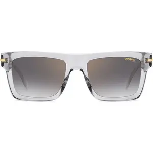Carrera Eyewear 54mm Rectangular Sunglasses - Grey