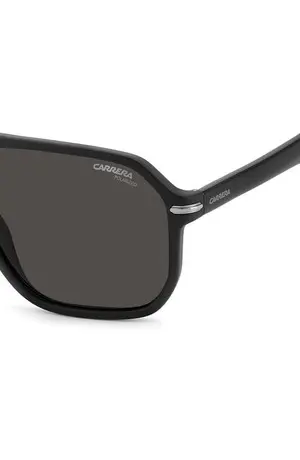 Carrera Eyewear 59mm Polarized Rectangular Sunglasses