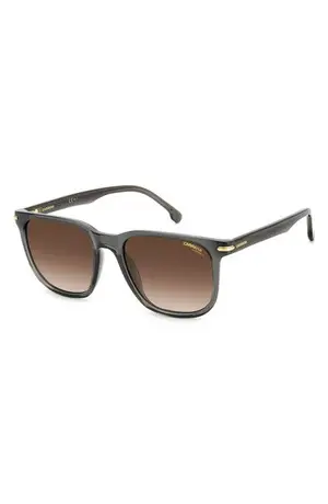 Carrera Eyewear 54mm Rectangular Sunglasses - Grey