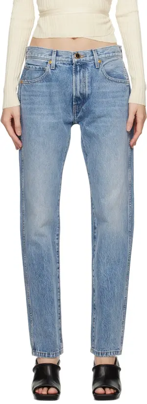 Khaite KHAITE Blue Kyle Jeans - 094 Bryce