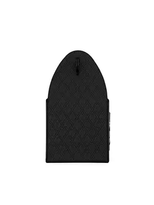 Saint Laurent Take Away Box Leather Bag - Black