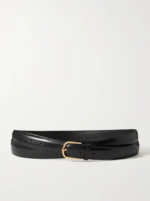 TOTEME Glossed-leather Belt
