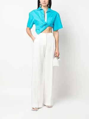 Alberta Ferretti Straight-leg Tailored Trousers