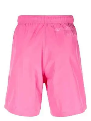 Alexander McQueen Logo-print Swim Shorts - Pink