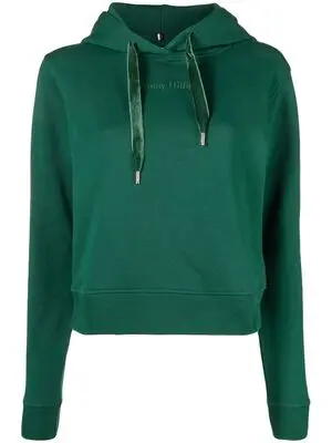 Tommy Hilfiger Drawstring Sweatshirts Hoodies For Women
