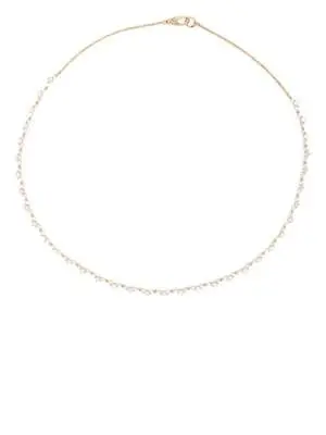 Lizzie Mandler Clat Diamond Tennis Necklace - Gold