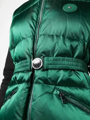 Tommy Hilfiger Logo-patch Padded Gilet - Green