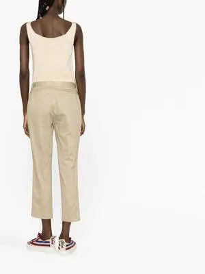 Aspesi Scoop Neck Knitted Vest Top - Neutrals