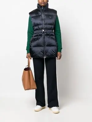 Tommy Hilfiger Logo-patch Padded Gilet - Blue
