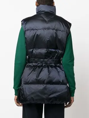 Tommy Hilfiger Logo-patch Padded Gilet - Blue