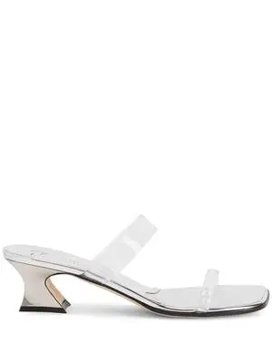 GIUSEPPE ZANOTTI Transparent Mid-block Sandals