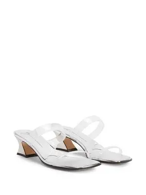 GIUSEPPE ZANOTTI Transparent Mid-block Sandals