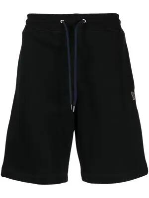 Paul Smith Zebra-patch Track Shorts - Black