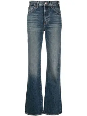 NILI LOTAN Flared-cut Leg Jeans - Blue