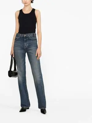 NILI LOTAN Flared-cut Leg Jeans - Blue