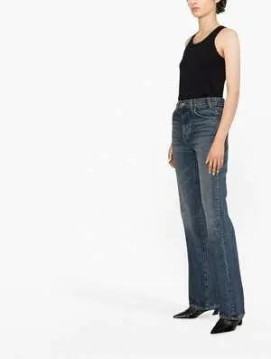 NILI LOTAN Flared-cut Leg Jeans - Blue