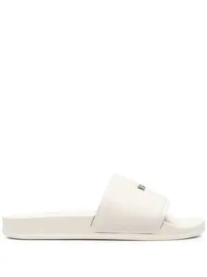 MSGM Logo-print Sliders - Neutrals