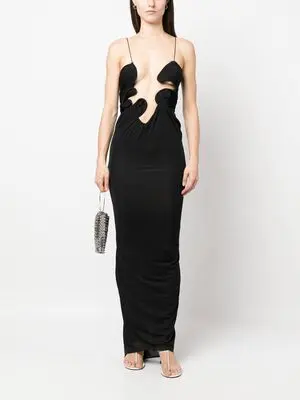 Christopher Esber Moulded Venus Maxi Dress - Black