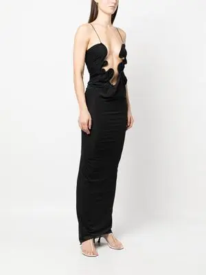 Christopher Esber Moulded Venus Maxi Dress - Black