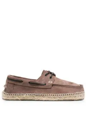 Manebí Lace-up Espadrilles - Brown