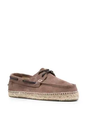 Manebí Lace-up Espadrilles - Brown