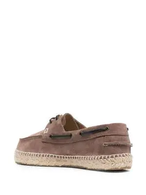 Manebí Lace-up Espadrilles - Brown