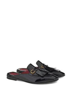FERRAGAMO Gancini Plaque Mules