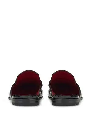 FERRAGAMO Gancini Plaque Mules