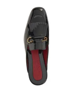 FERRAGAMO Gancini Plaque Mules