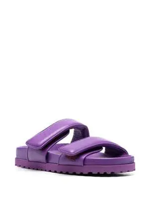GIABORGHINI X Pernille Teisbaek Double-strap Slides - Purple