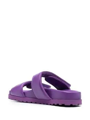GIABORGHINI X Pernille Teisbaek Double-strap Slides - Purple