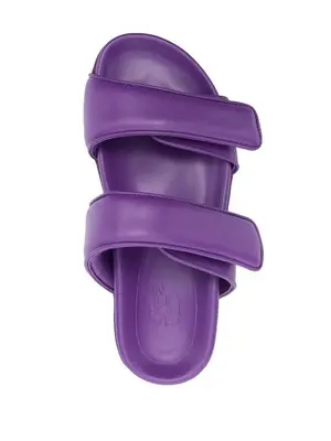 GIABORGHINI X Pernille Teisbaek Double-strap Slides - Purple